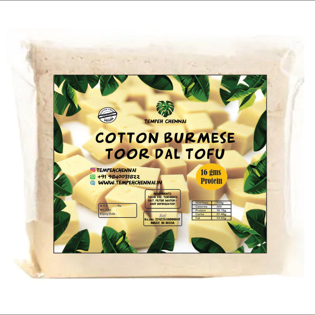 Cotton Burmrese Toor Dal Tofu – TEMPEHCHENNAI